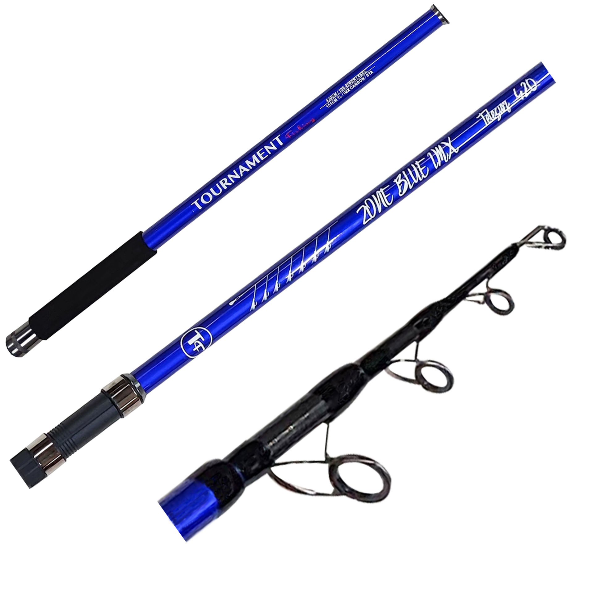 Tournamet fishing ZONE BLUE IMX TeleSurf 4.20mt 100-250gr atarlı Olta ...
